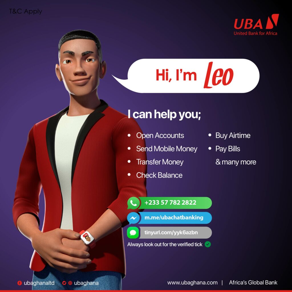 Chat with LEO - UBA Ghana